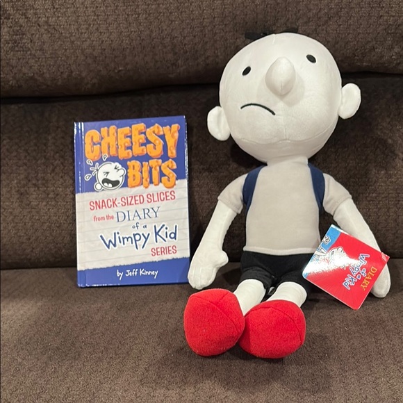 Toys | Greg Heffley Stuffed Animal With Matching Book | Poshmark